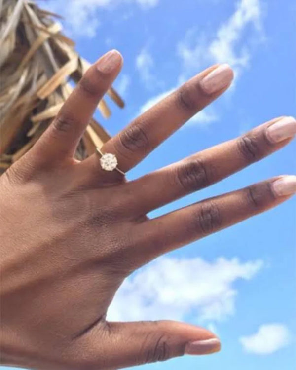 Heart & Ruby Ring Set – Amelia Rose